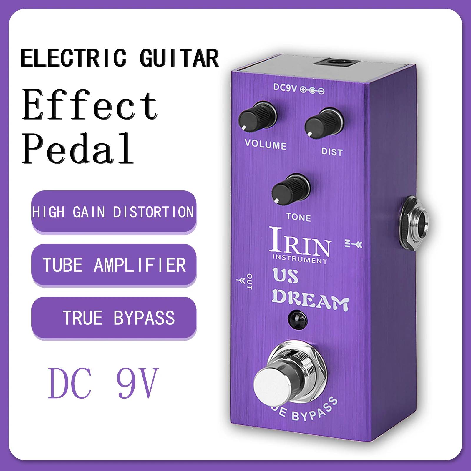 IRIN AN-03 US Dream Electric Guitar Effect Pedal Tube Amplifier High ...