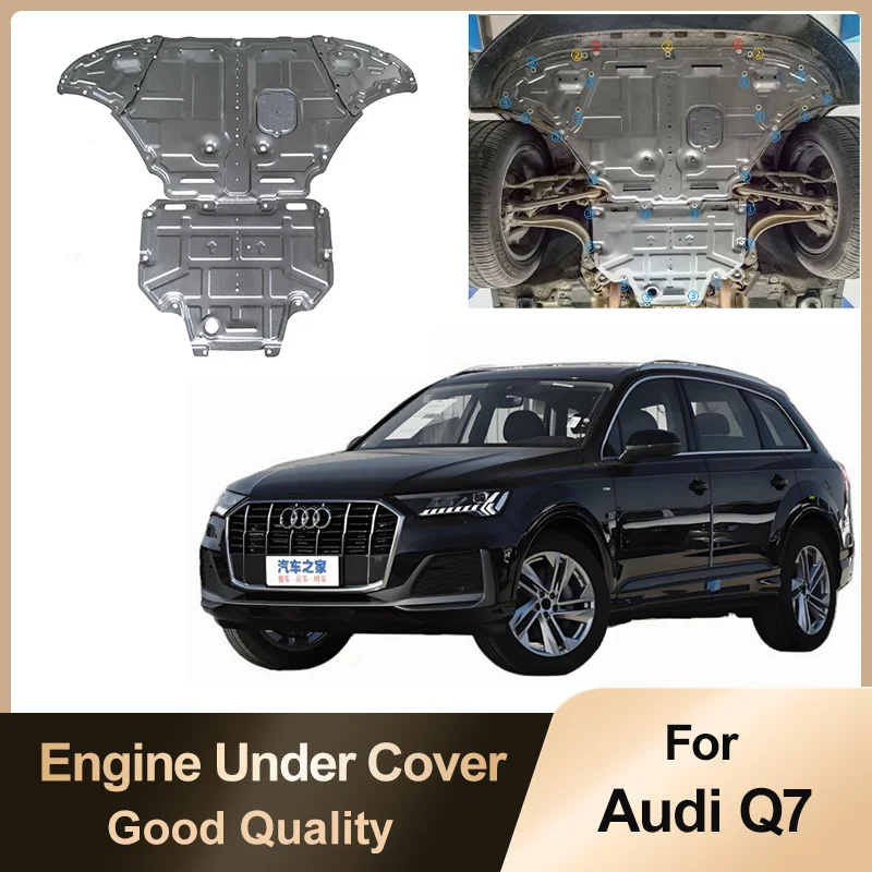 For Audi Q7 2017-2023 Guard Plate Skid Plate Car Engine Protection ...