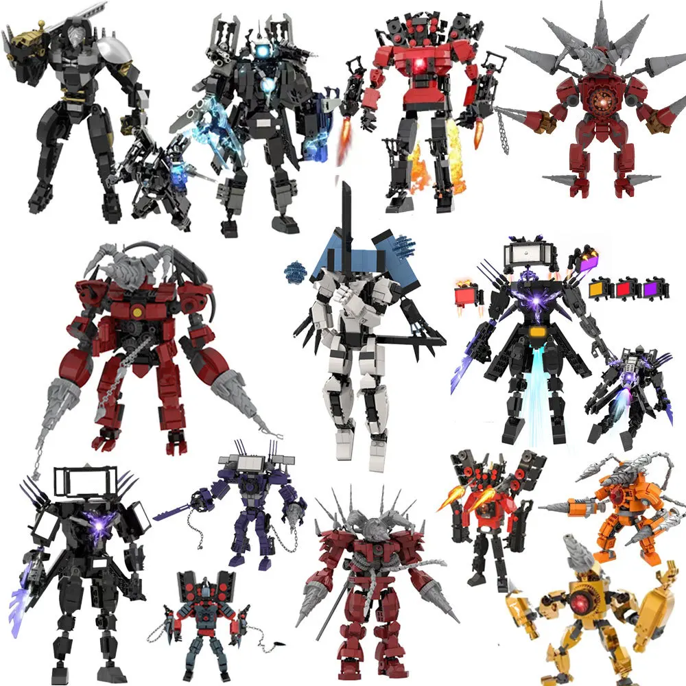 Titan Computer Man Tv Man Skibidi Toilet Building Blocks Speakerman ...