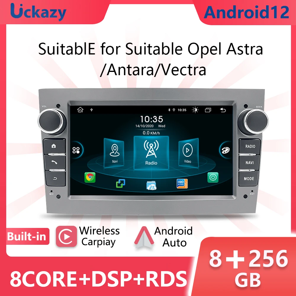 2din Android 11 Car Radio Stereo For Opel Vectra C Zafira B Corsa Dc ...