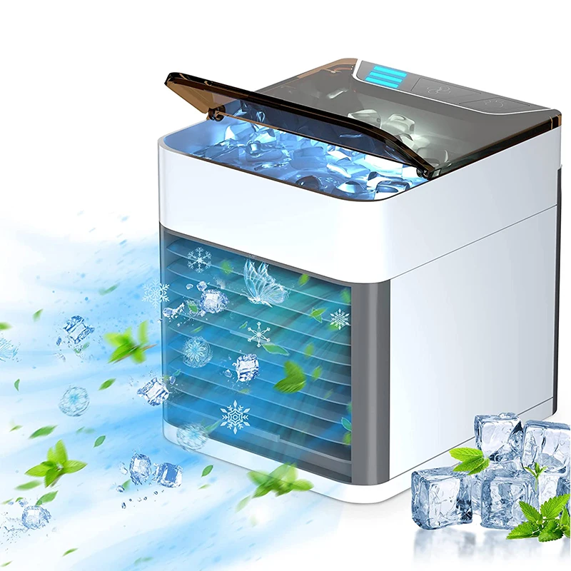 Mini-Ventilador-de-Ar-Condicionado-Multi-fun-es-USB-Dom-stico-Port-til ...