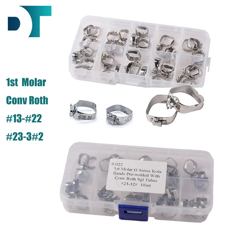 Orthodontic-Molar-Bands-0-022-1st-Molar-G-Series-Kola-Bands-Pre-Welded ...