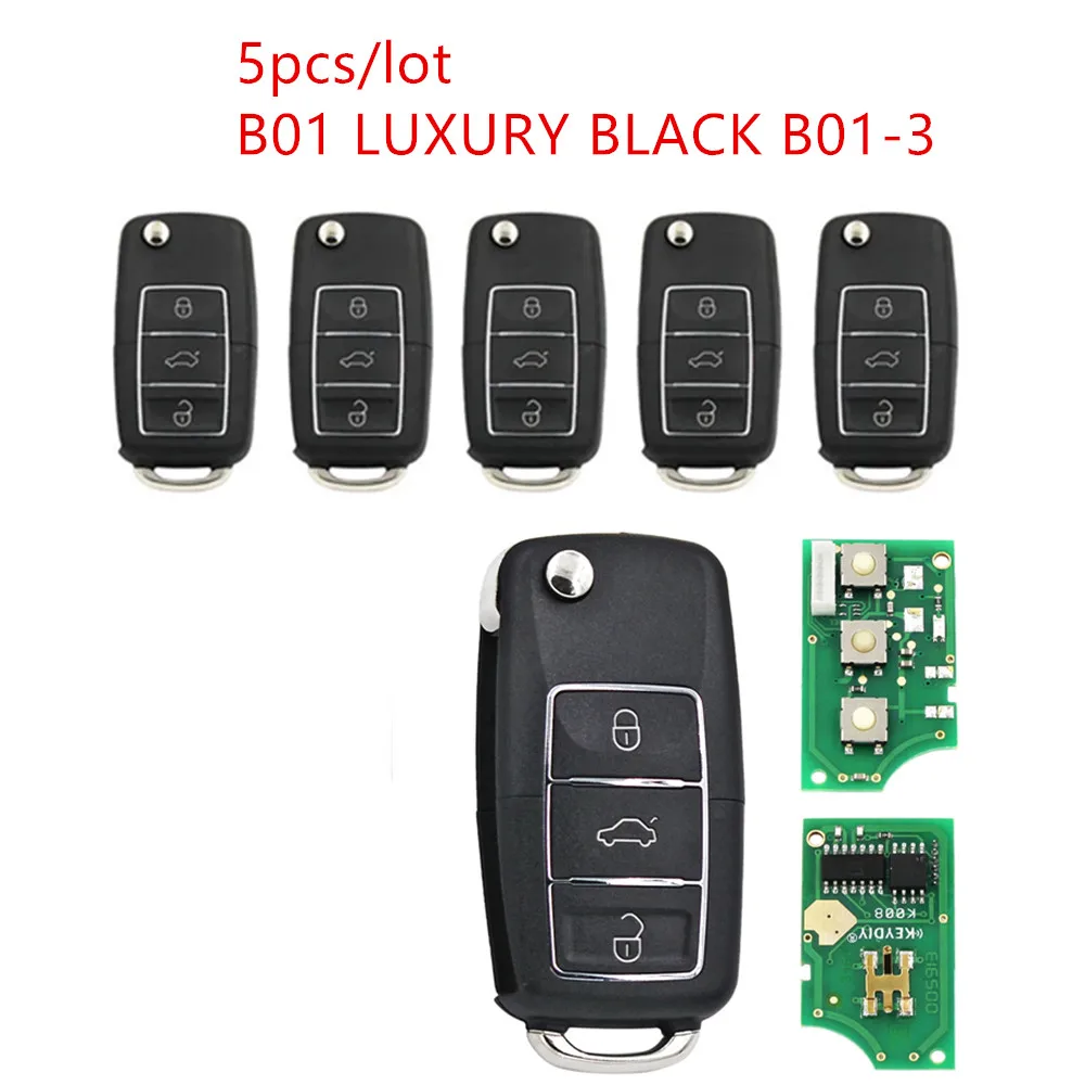 5pcs KD B01-3 B01 LUXURY BLACK For KD900/KD MINI/KD-X2 Key Programmer B ...