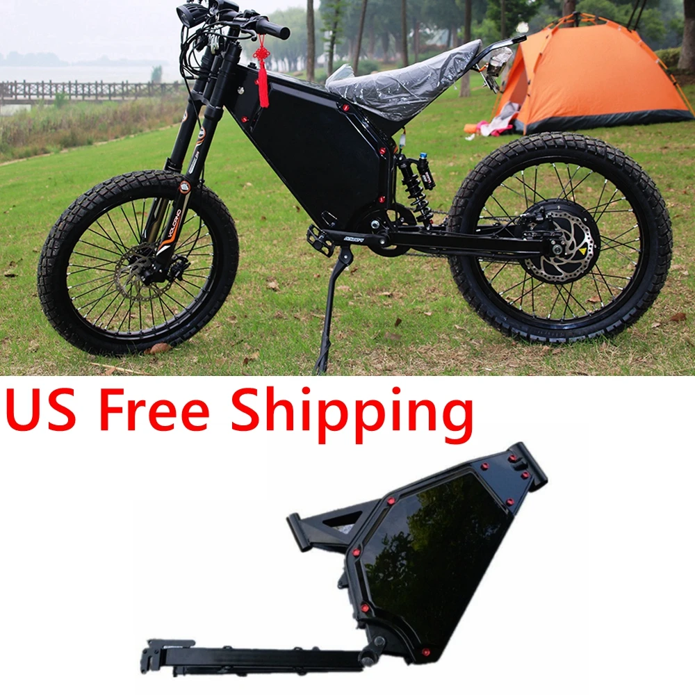 US-Stock-NBpower-Enduro-Ebike-Frame-Black-Electric-Frame-for-3000W ...