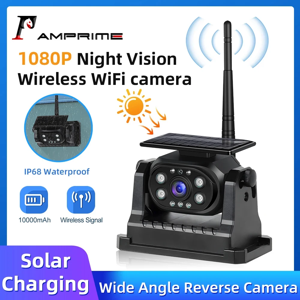 AMPrime-Car-Rear-View-Camera-Backup-Parking-Camera-WiFi-Wireless-Solar ...