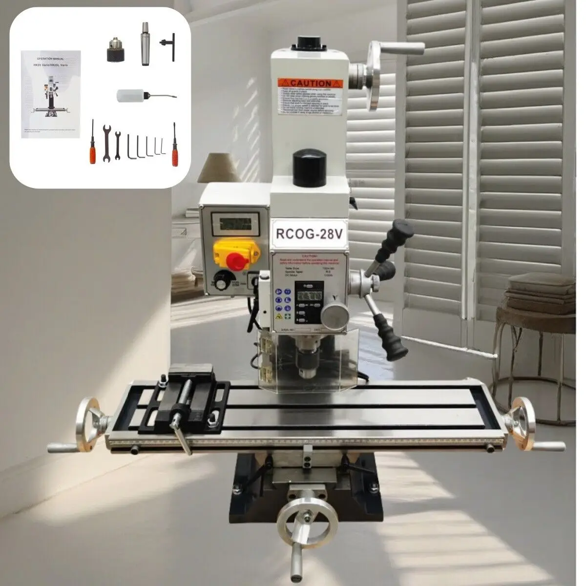 R8-Electric-Heavy-duty-Bench-Drilling-Milling-Machine-1300W-Brushless ...