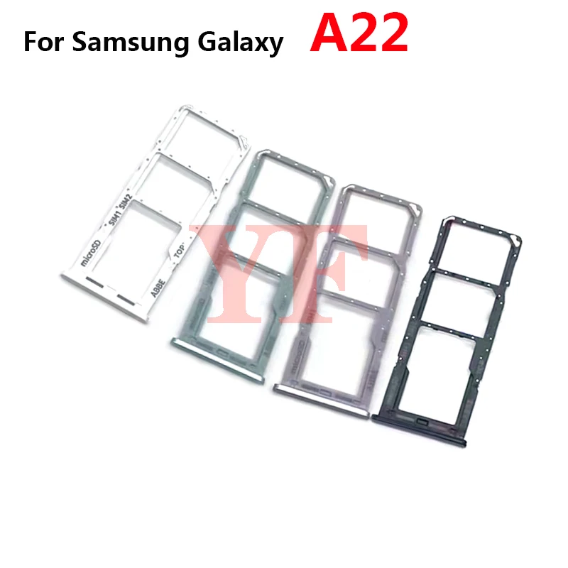For Samsung Galaxy A21 A215 A02 A022 M02 A22 A225 Sim Reader Holder Sim ...
