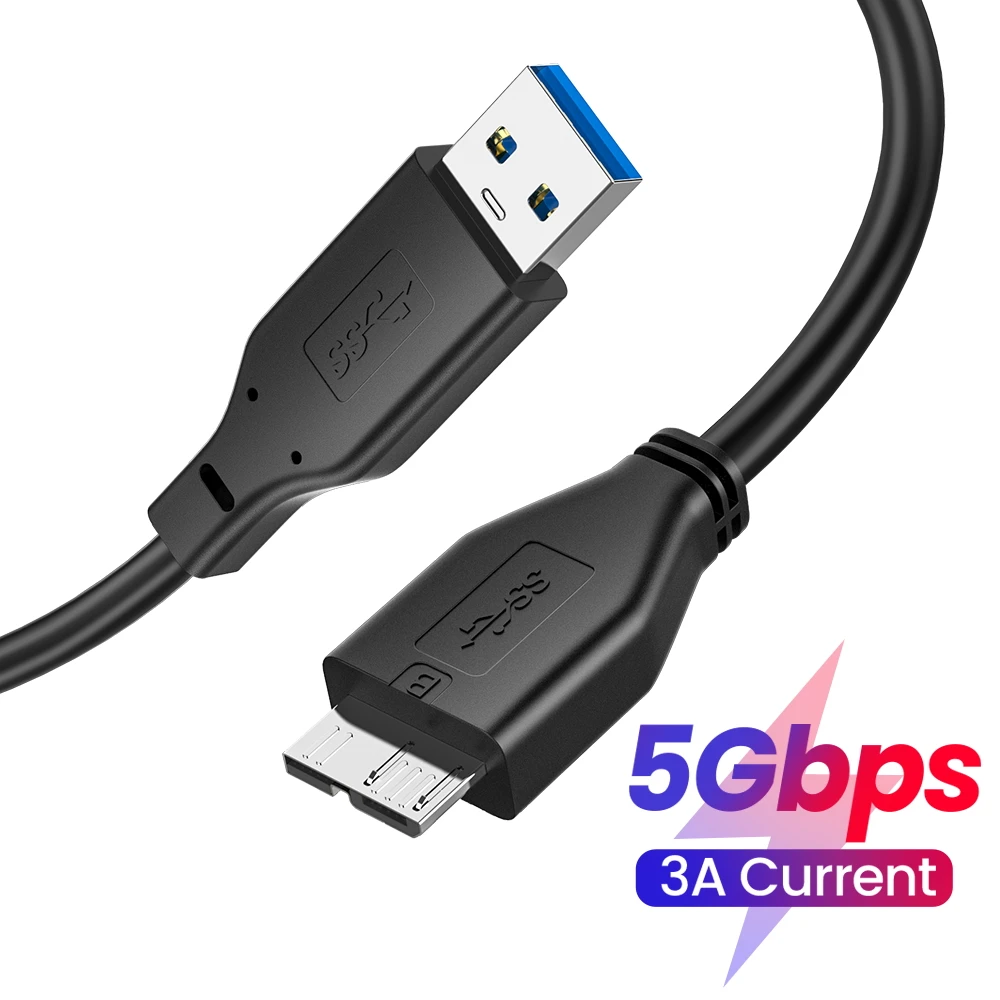 USB-Micro-B-Cable-Type-A-to-USB-3-0-Micro-B-Cable-Connector-5Gbps ...