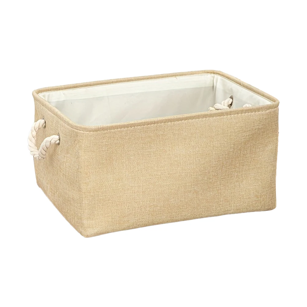 Storage-basket-fabric-storage-box-foldable-canvas-open-storage-box-with ...