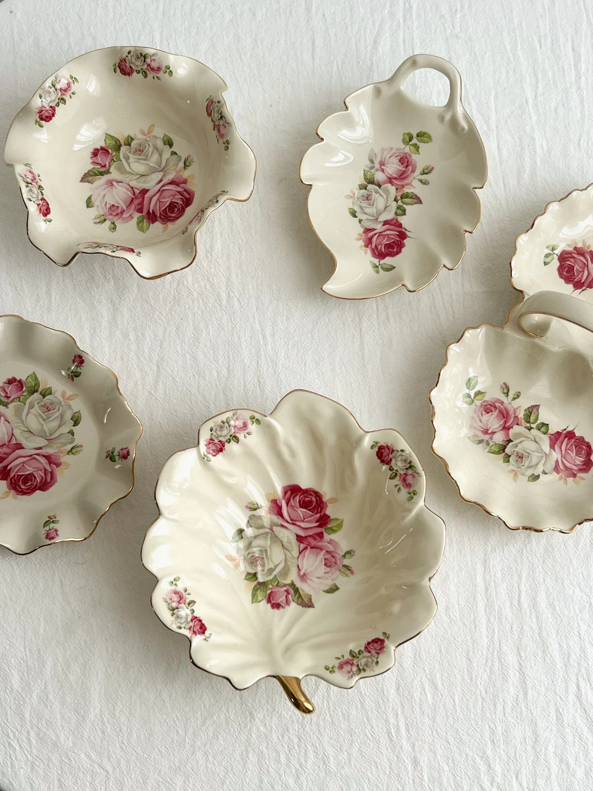 Palace-Style-Soft-Pink-Flower-Series-Multi-organ-Ceramic-Tableware ...
