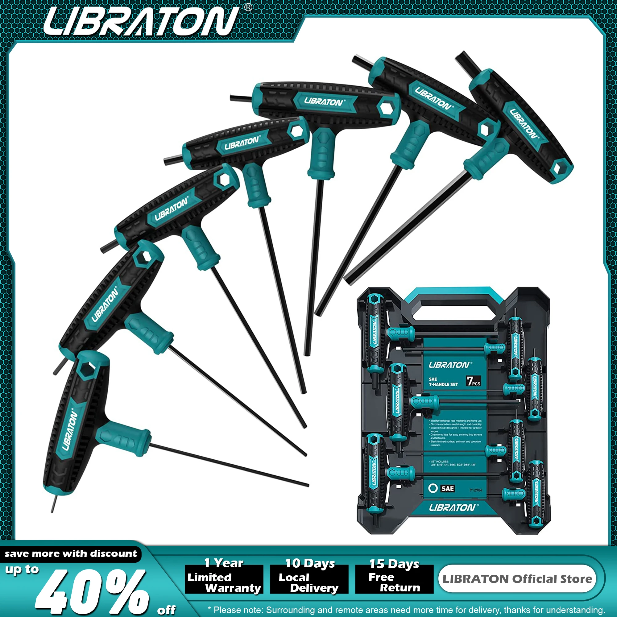 LIBRATON-7PCS-T-Handle-Hex-Key-Set-SAE-Metric-T-Handle-Allen-Wrench-Set ...