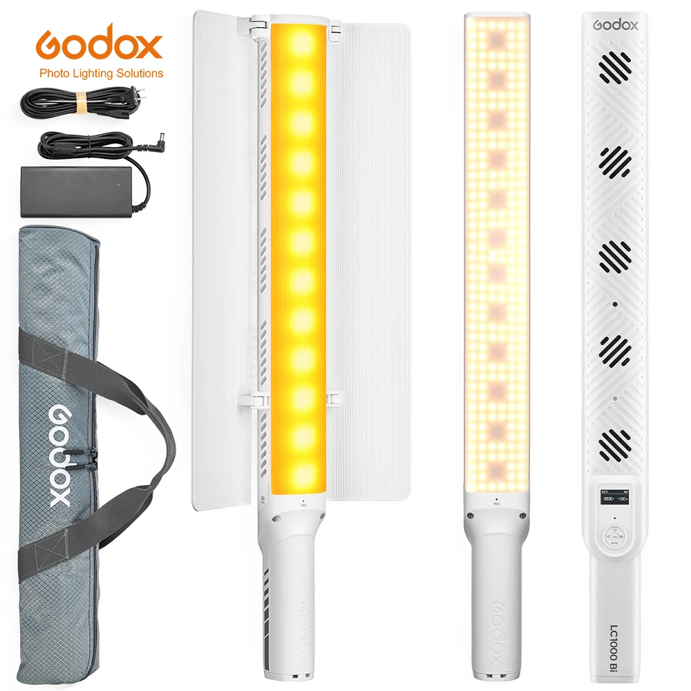Godox-LC1000BI-LC1000R-100w-LED-Light-Stick-Bi-Color-2500K-8500K-RGB ...