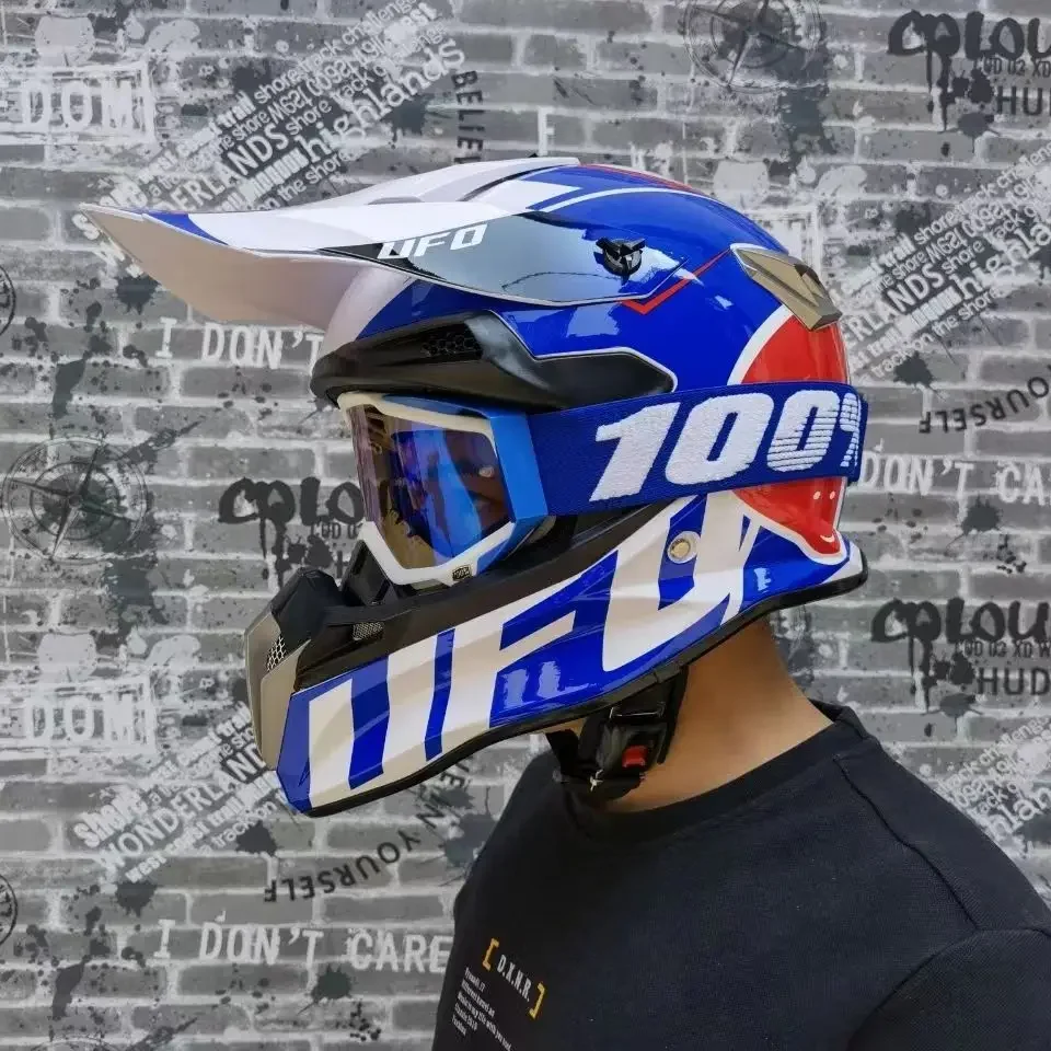 Motorcycle Helmet Full Face Racing Motocross Off-Road Casque Motorbike ...
