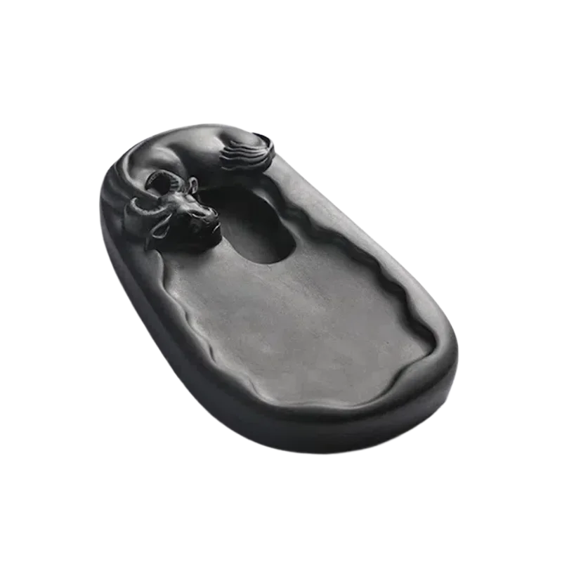 Natural Stone Inkstone She Inkstone Multifunctional Calligraphy ...