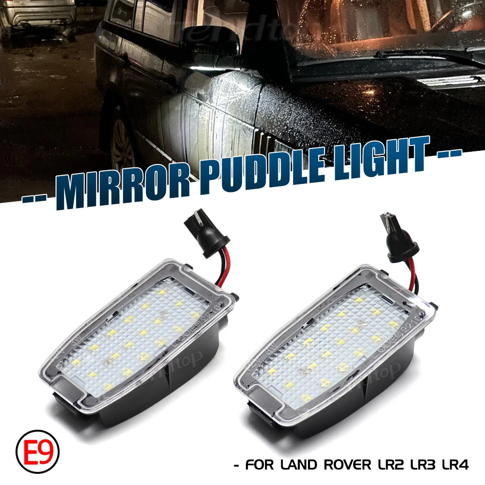 2Pcs-LED-Under-Side-Mirror-Lamp-Puddle-Light-For-Land-Rover-Discovery ...