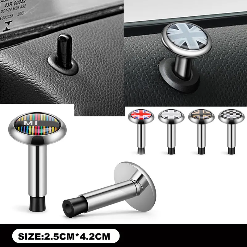 1pcs-Door-Safety-Metal-Bolt-Door-Lock-Button-Pin-Decor-For-MINI-COOPERS ...