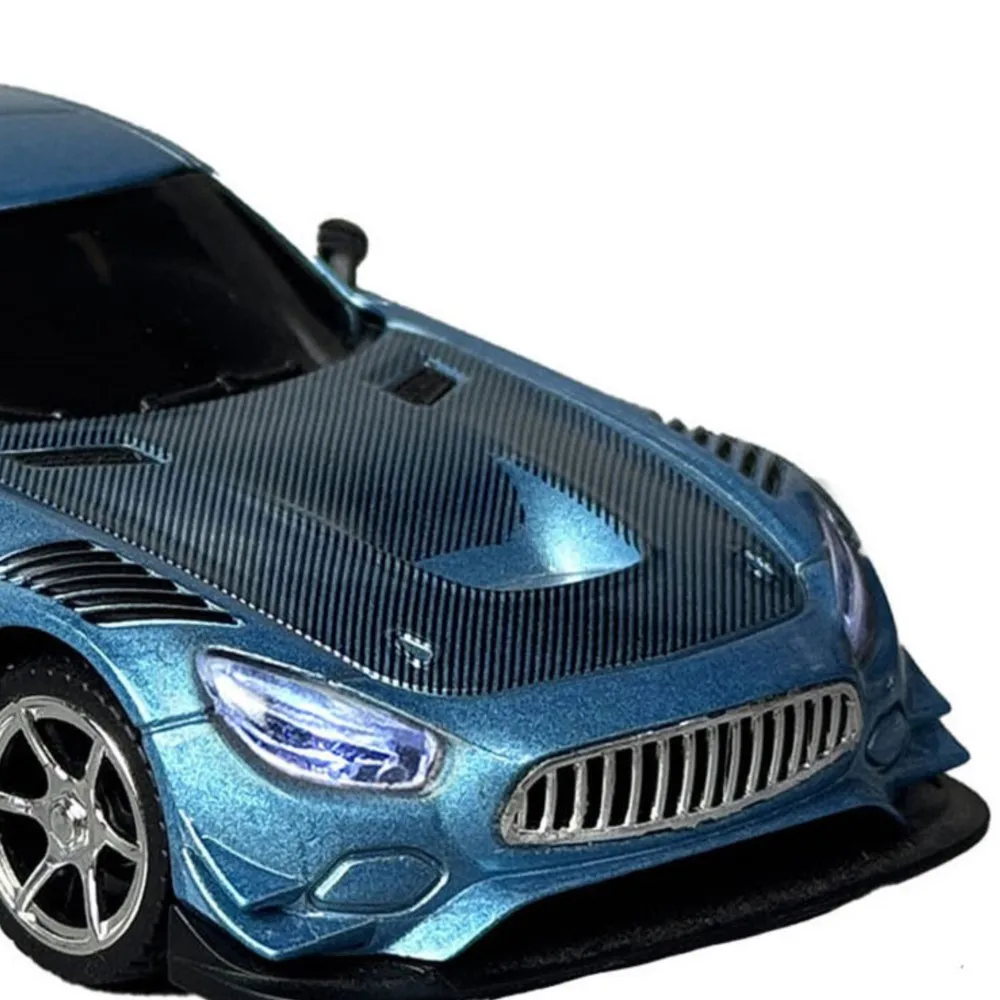 1:43 LDRC 4WD RC Drifting Car Vehicle Model Metal Body Shell 2Speed LED ...