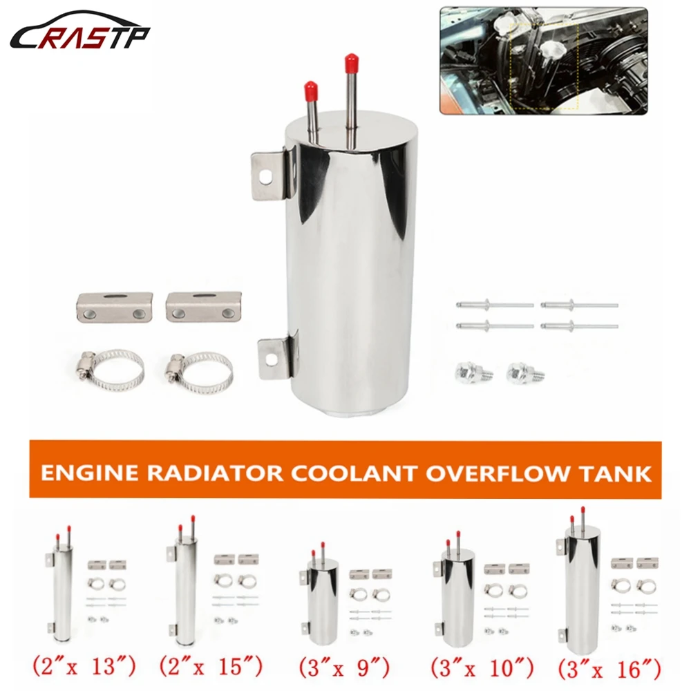 New-Stainless-Steel-Radiator-Overflow-Tank-Bottle-Catch-Can-2-x-13-15-3 ...
