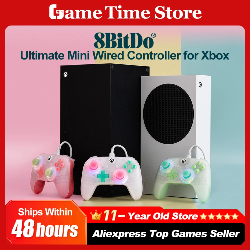 8BitDo Ultimate Mini Ultimate C Wired Controller for Xbox Series X S ...