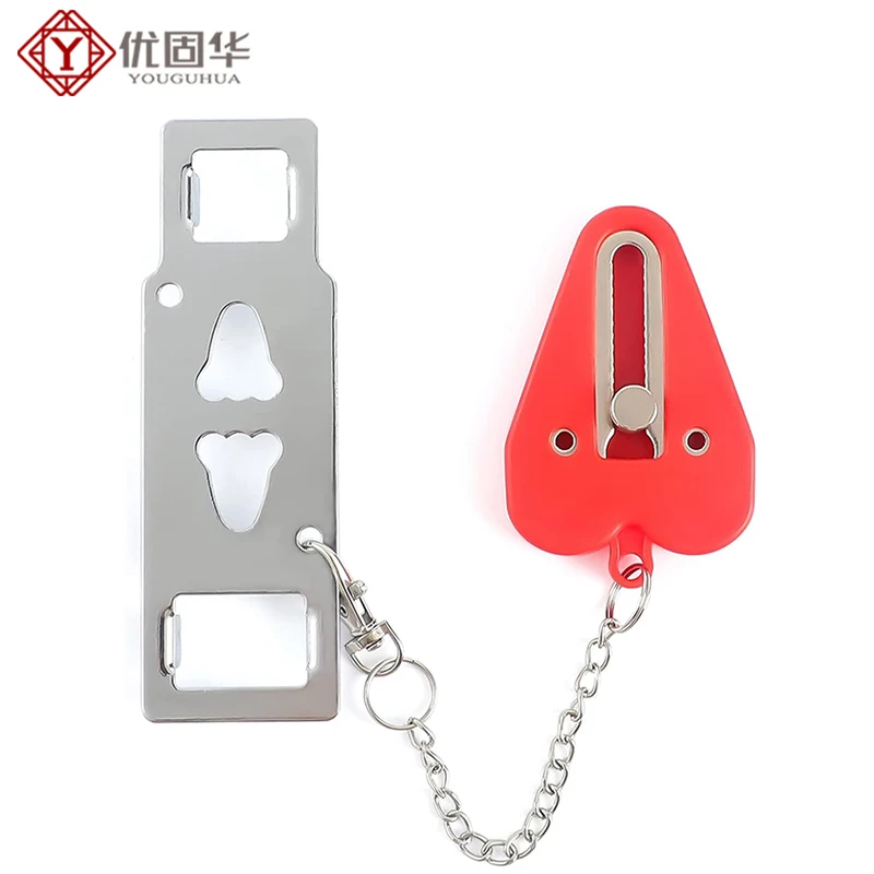 Portable-Door-Lock-Security-Protection-Safety-Latch-Metal-Lock-Home ...