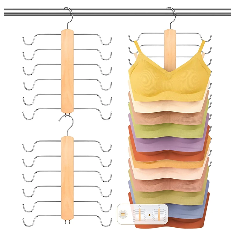 Tank-Top-Hangers-12-tier-Foldable-Space-Saving-bra-holder-with-metal ...