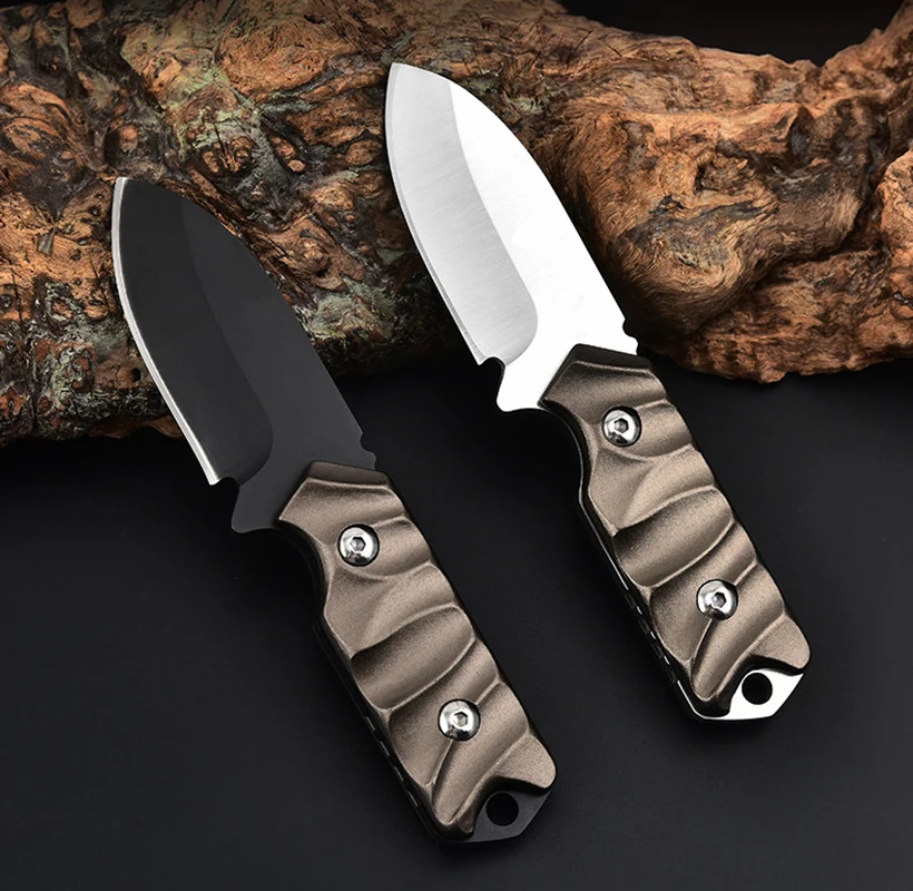 Knife-With-Nylon-Bag-Small-Fixed-Blade-Survival-Knife-Portable-Camping ...