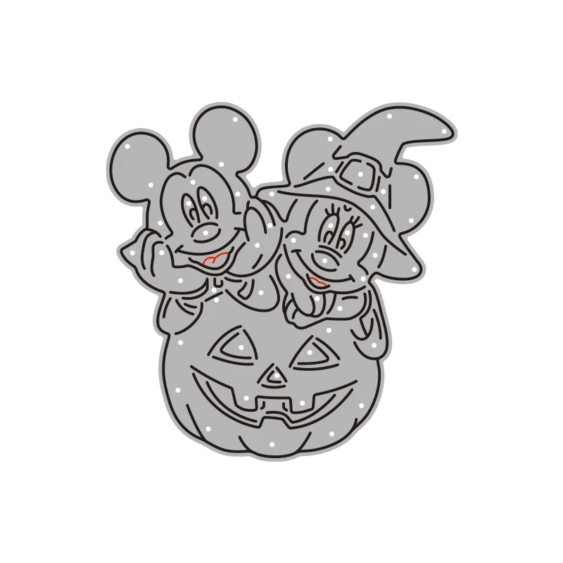 Mickey Mouse Pumpkin Carving Stencils