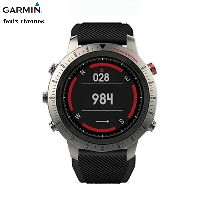 Garmin Fenix Chronos Outdoor Sports Watch Gps+glonass 10atm Waterproof ...