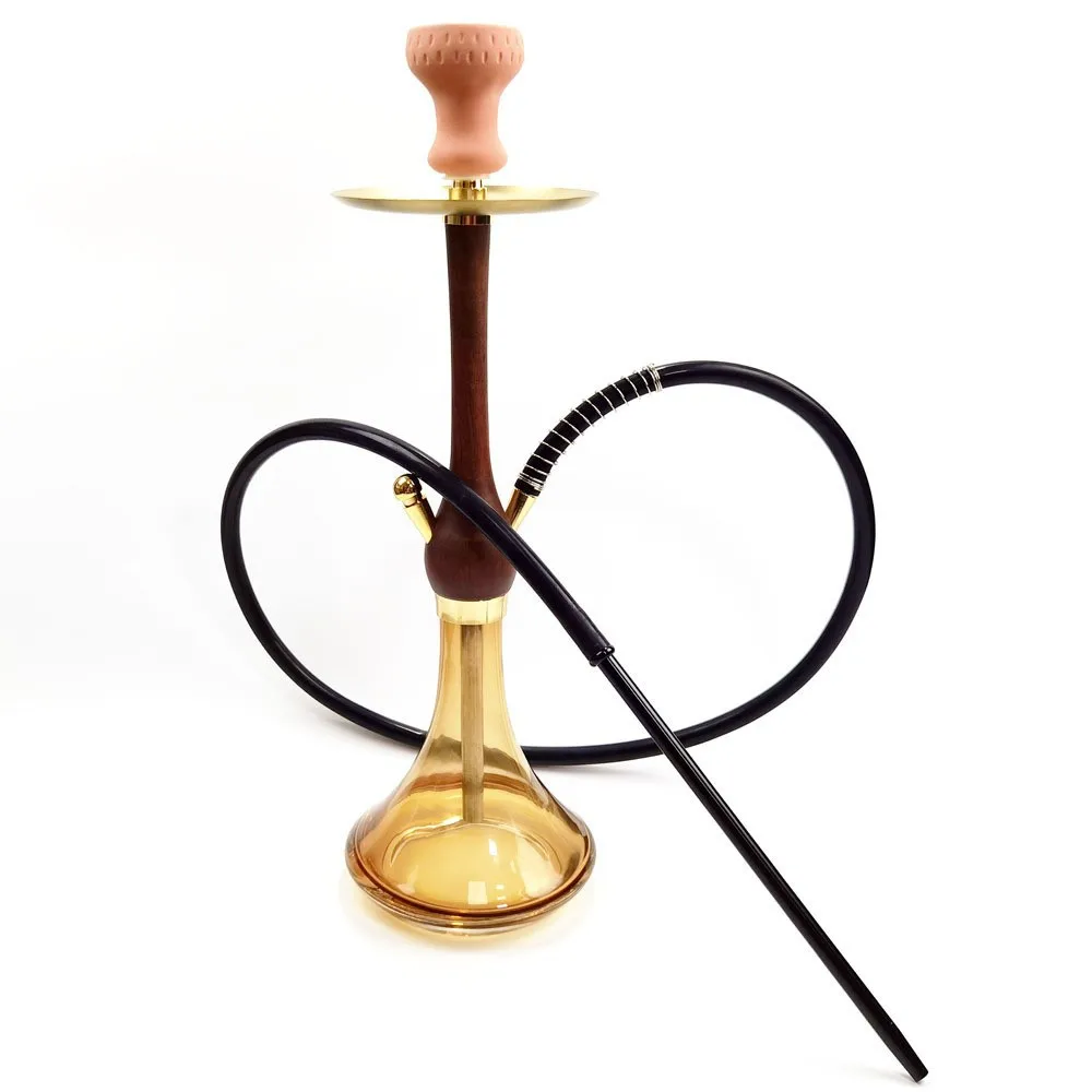 Complete-Shisha-for-Smoke-and-Glass-Single-Pipe-Wood-Hookah-Narguile ...