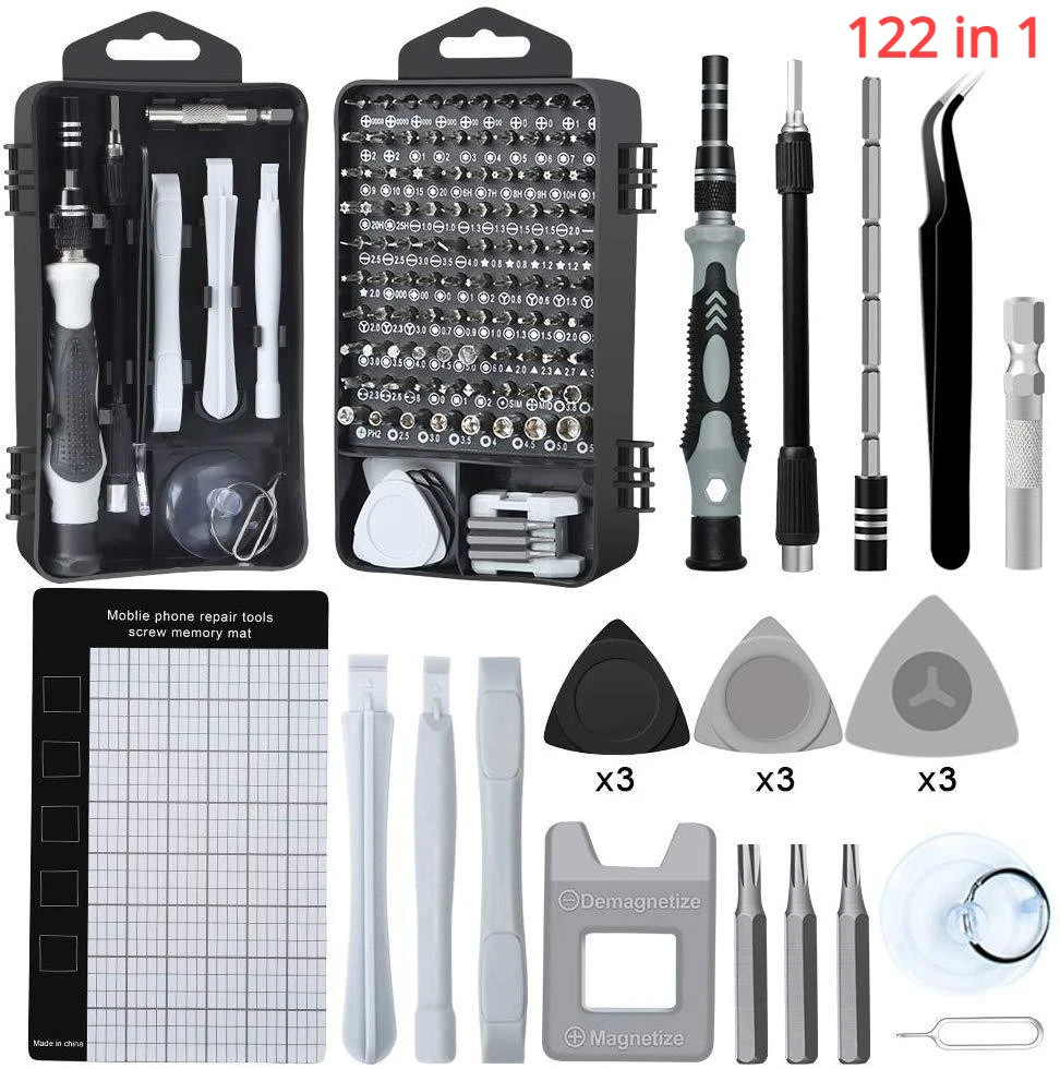 Complete toolkit screwdrivers mobile phone repair tools kit set cell ...