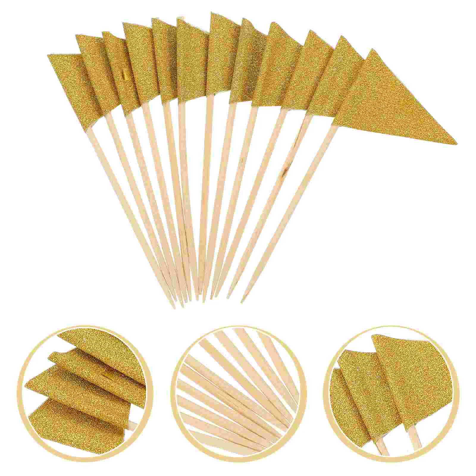 12-Pcs-Paper-Cups-Pennant-Cake-Insert-Tooth-Pick-Flags-Cocktail-Picks ...