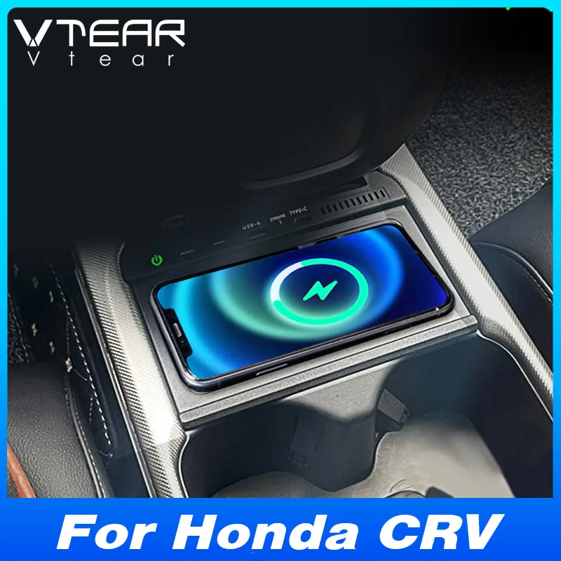 Car Phone Holder Wireless Charger For Honda CRV CR-V 2020 2021 2022 ...