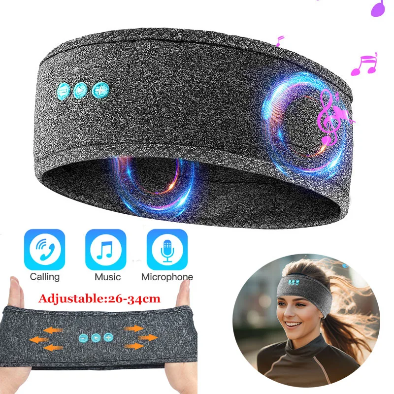 Wireless-Bluetooth-Headband-Sports-Stereo-Headphones-Breathable ...