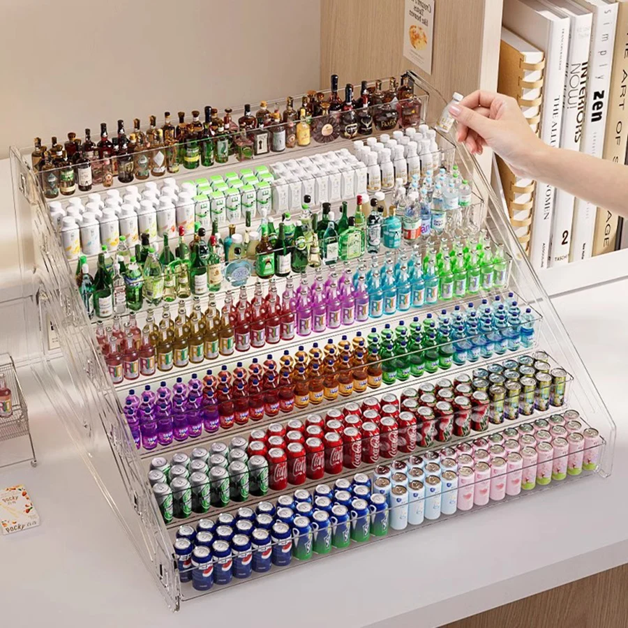 Food and Play Storage Box Element Miniature Wine Bottle Beverage ...