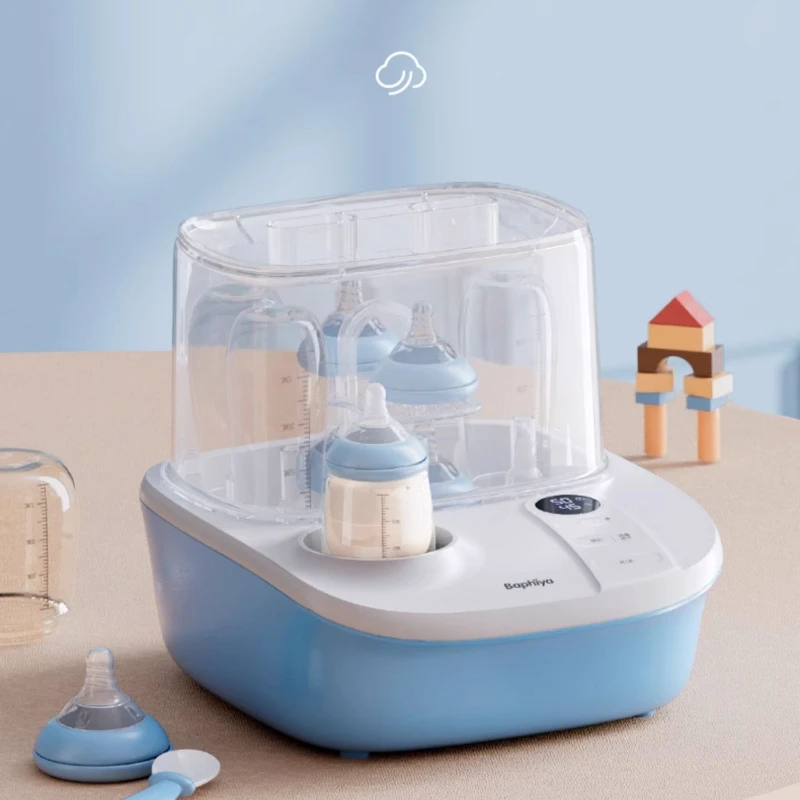 Baby Bottle Sterilizer, 2-in-1 Steam and Dry Sterilizer, Milk Warmer ...