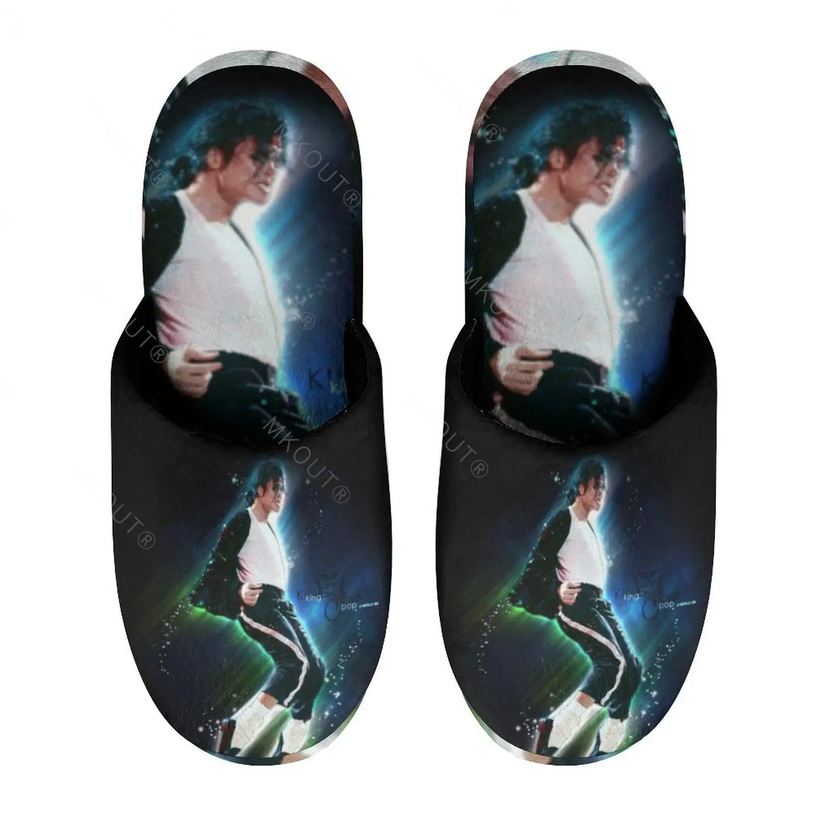 Michael-Jackson-5-Warm-Cotton-Slippers-For-Men-Women-Thick-Soft-Soled ...