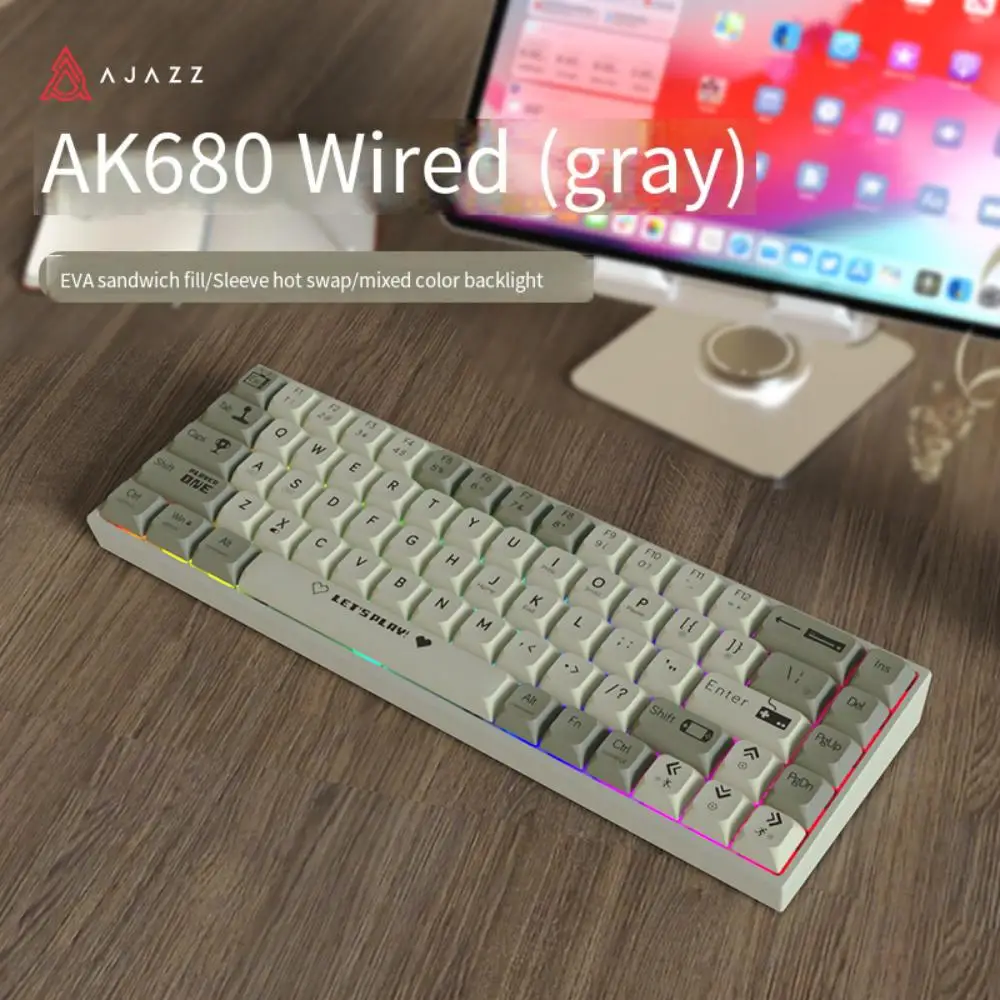 AJAZZ-Teclado-mec-nico-con-cable-AK680-teclas-d-plex-68-teclas-todas ...