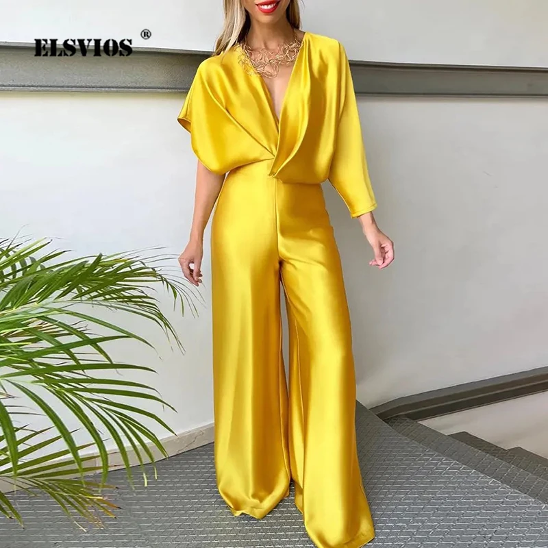 Monos-de-moda-para-mujer-monos-informales-de-Color-s-lido-monos ...