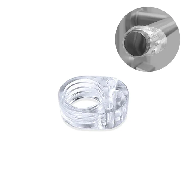 Silicone world Door Stopper Transparent Silica Gel Door Handle Buffer ...