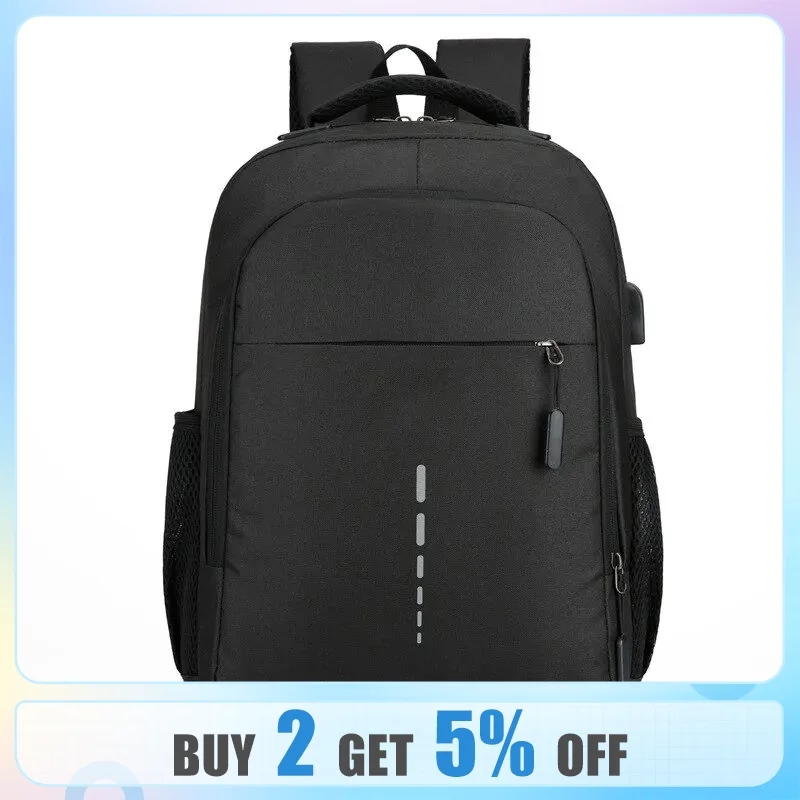 Classic-Men-Waterproof-Backpack-USB-Charging-Casual-Travel-Backpack-Men ...