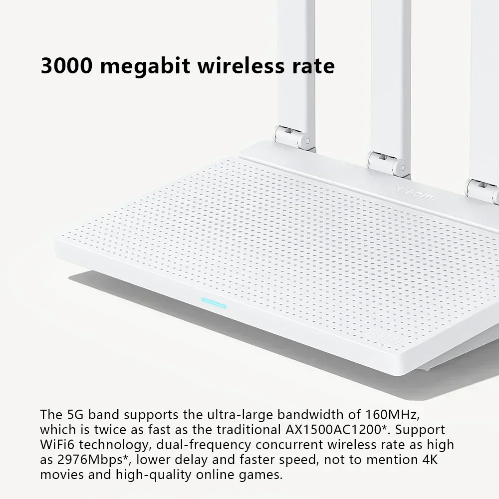 New Xiaomi Router AX3000T IPTV Mesh Networking Gigabit Ethernet Ports ...