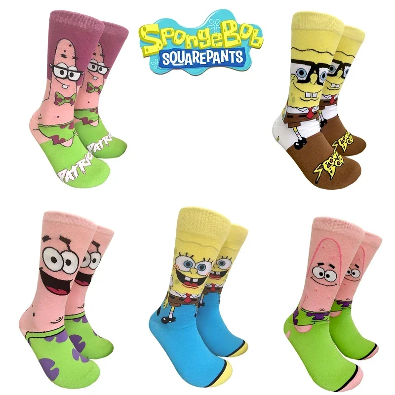 SpongeBob-Socks-Personality-Cartoon-Pattern-Socks-Men-Cosplay-Socks ...