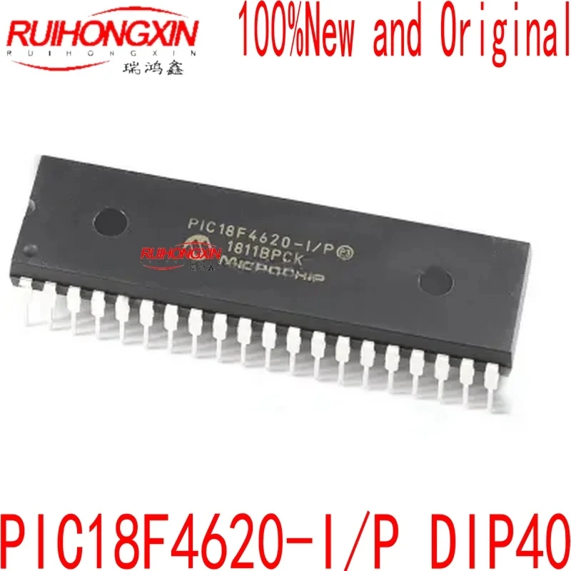 Microcontrolador genuíno original, plug-in DIP40 PIC18F4620-I P PIC18F4620