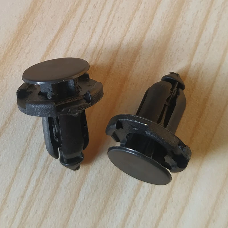 50pcs Auto Bumper Fastener 9mm Hole Rivet Retainer Push Cover Fender ...