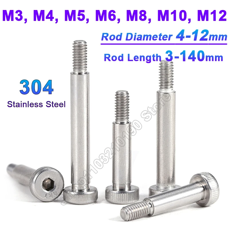 M3-M4-M5-M6-M8-M10-Stainless-Steel-Hex-Hexagon-Socket-Knurled-Head ...