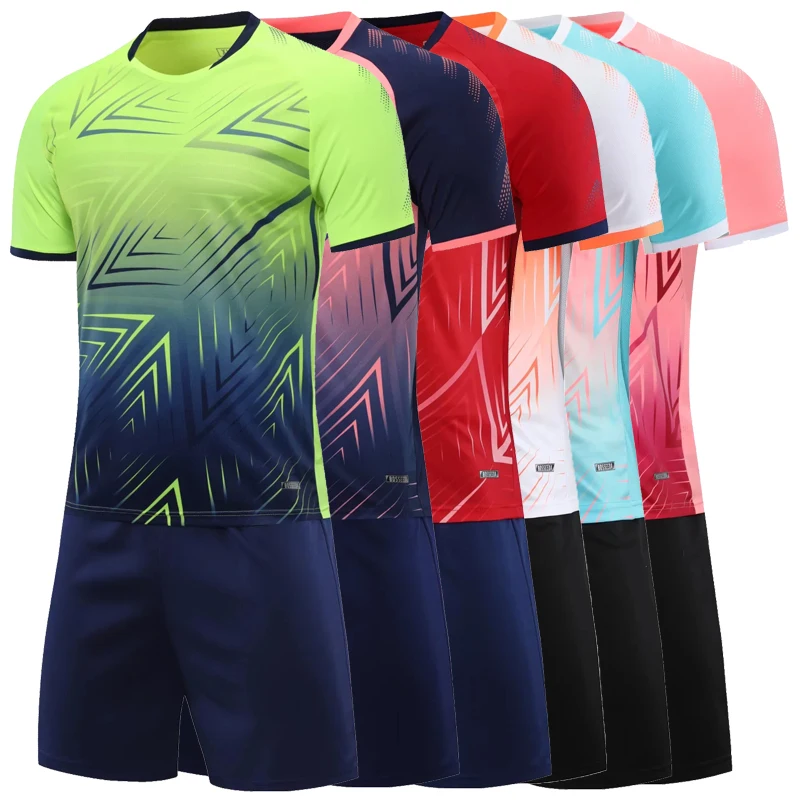Men Kids Football Jersey Personalized Custom Boy Soccer Jersey Set ...