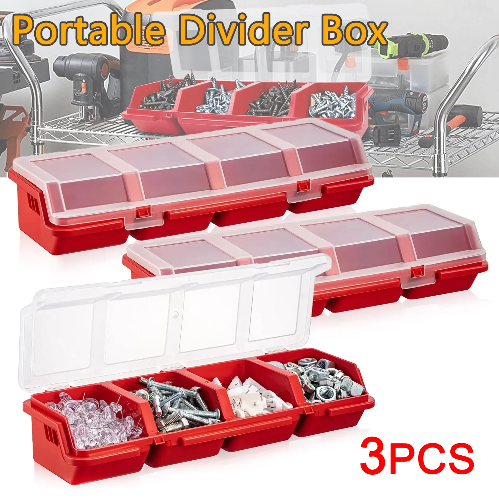 3pcs-Screw-Organizer-Box-Parts-Storage-Container-Plastic-Tool-Box-for ...