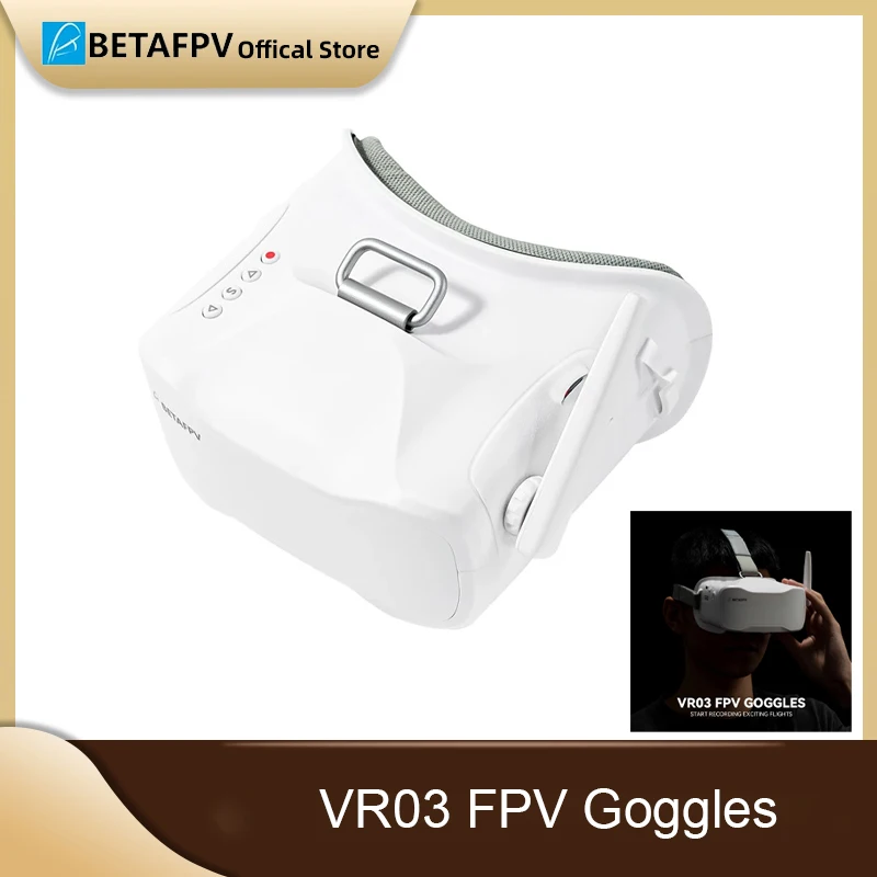 BETAFPV VR03 FPV Goggles 64GB Storage DVR Recording 48CH RC FPV Racing ...
