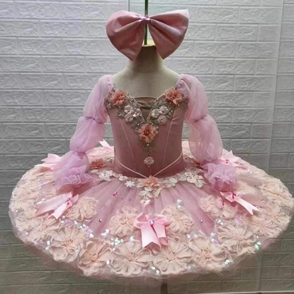 Custom-Made-Good-Quality-Girls-Pink-Ballet-Tutu-Doll-Fairy-Performance ...