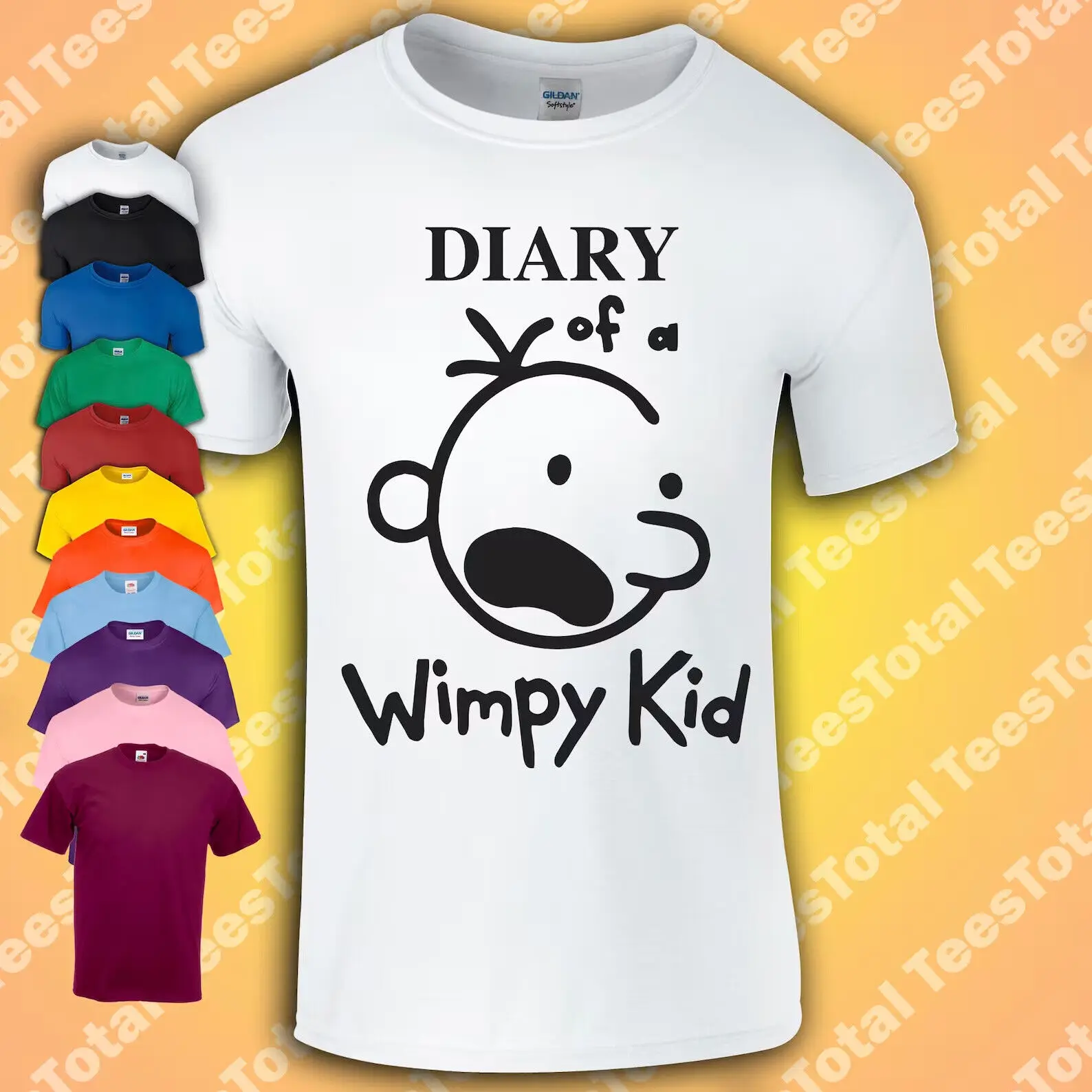 Diary-Of-A-Wimpy-Kid-T-Shirt-World-Book-Day-Costume-kids-PERSONALISED ...